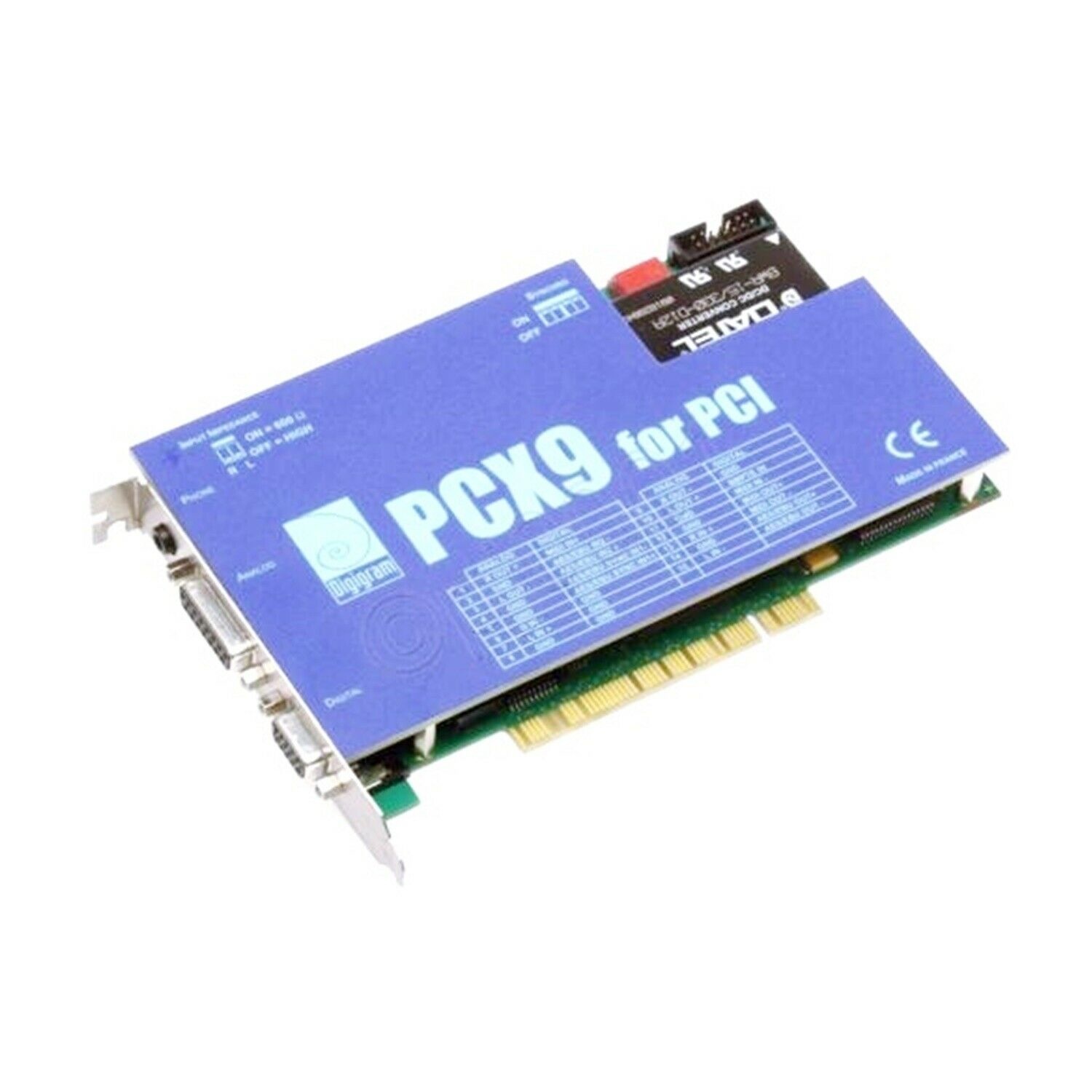Tarjeta DIGIGRAM PCX9 PCI AES / EBU BROADCAST AUDIO SOUND CARD - BuyGreen
