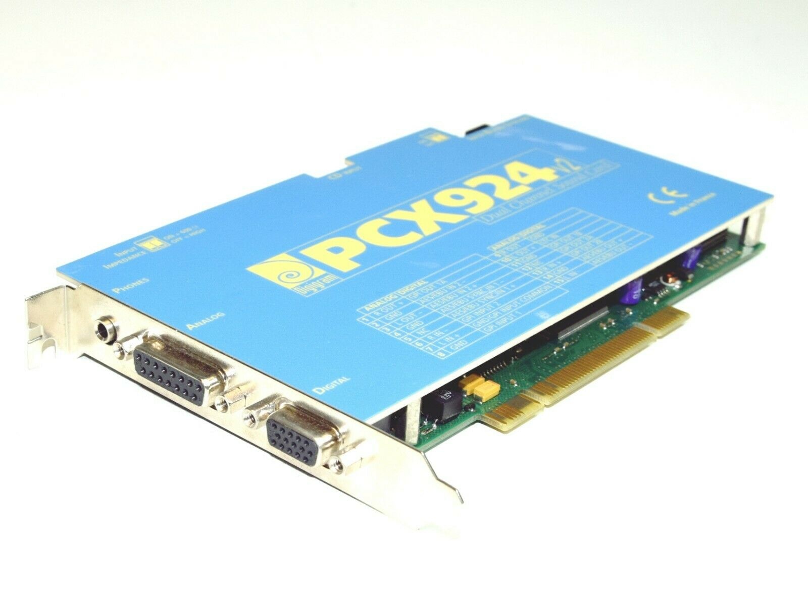 Digigram PCX924 v2 Broadcast Dual Channel Sound Card Profi Soundkarte ...