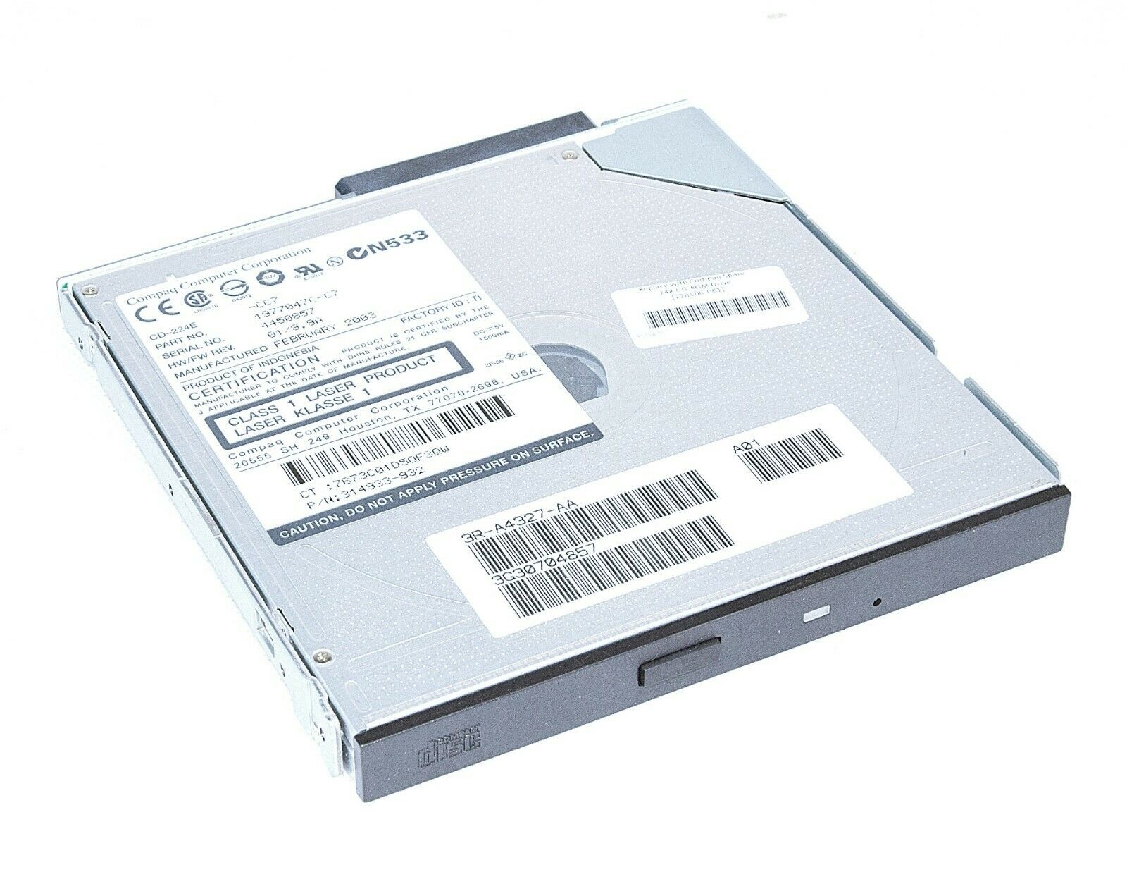 HP CD-224E 24x CD-ROM Drive 314933-932 for HP ProLiant 228508-001 CD ...