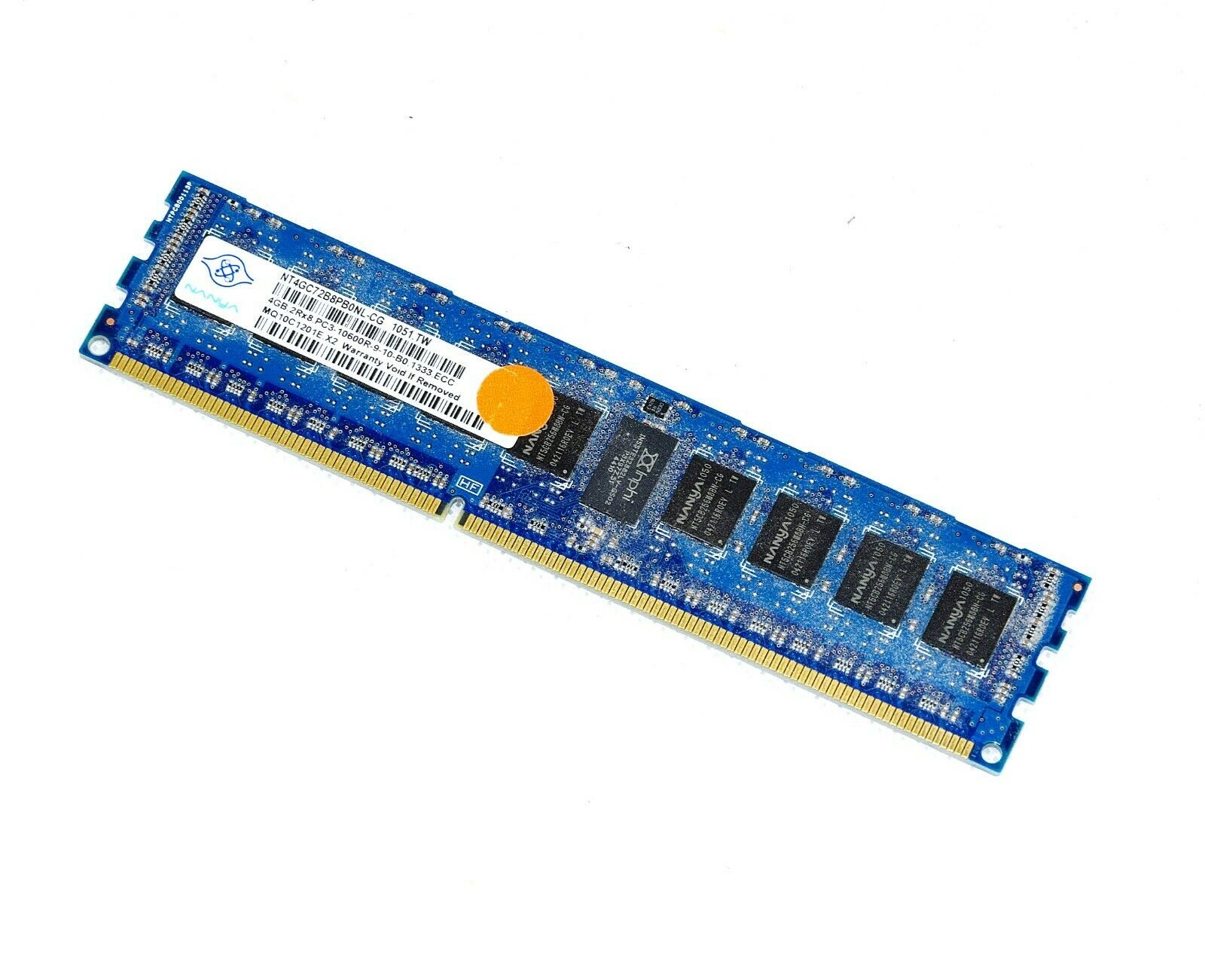 Nanya NT4GC72B8PB0NL-CG 1051.TW 2Rx8 4GB Ram Memory Memory Server ...