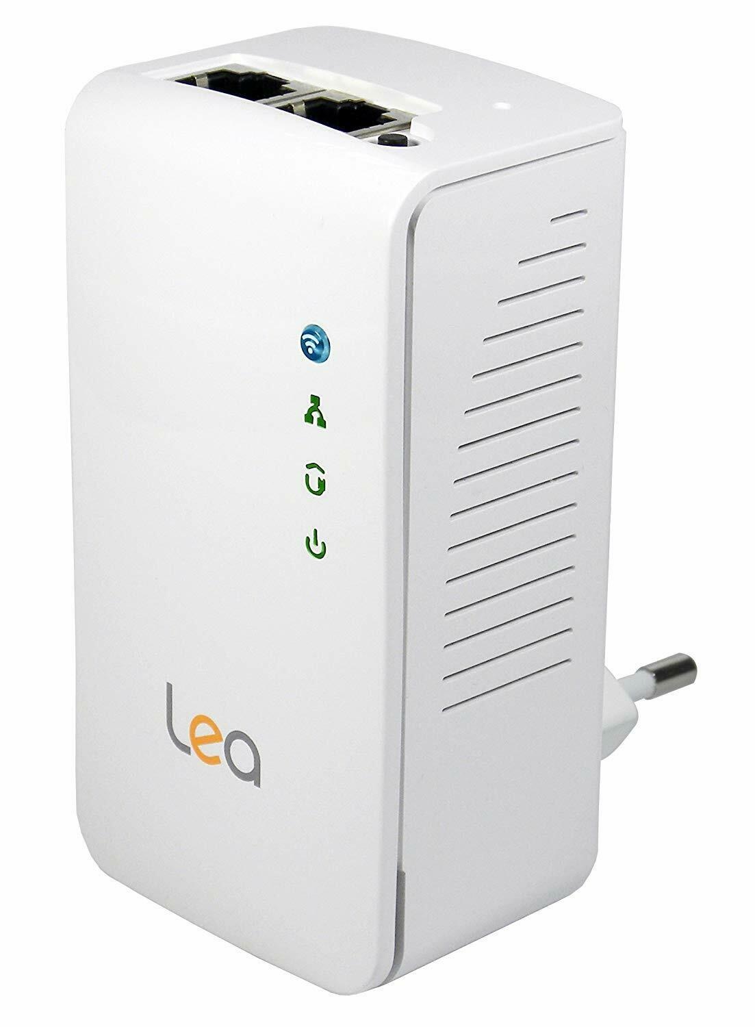 Lea NetPlug 200 Nano WLAN Powerline Adapter adaptador de red 200Mbps 2 ...