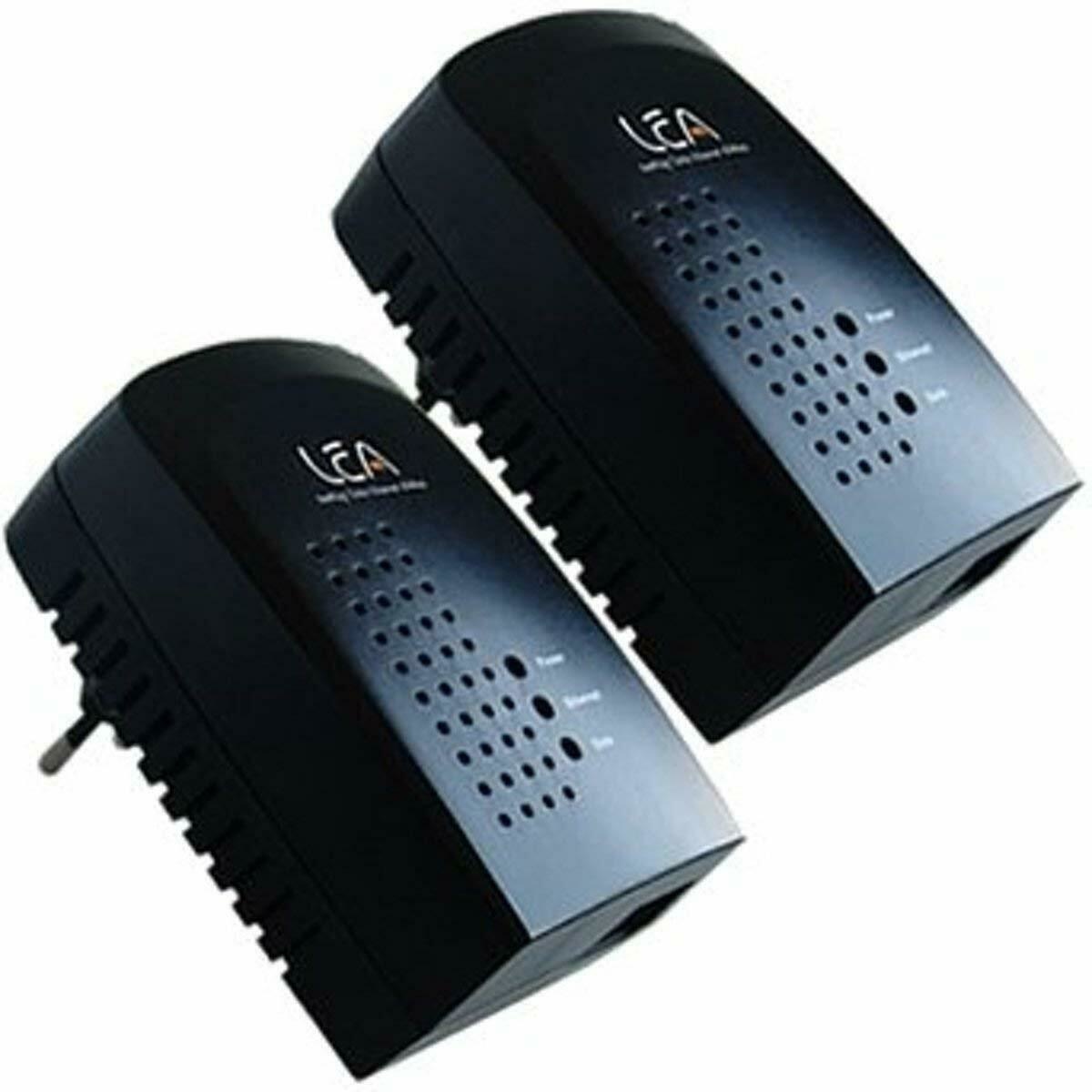 2 x Lea NetPlug Turbo 85Mbps network adapter Powerline Adapter SET ...