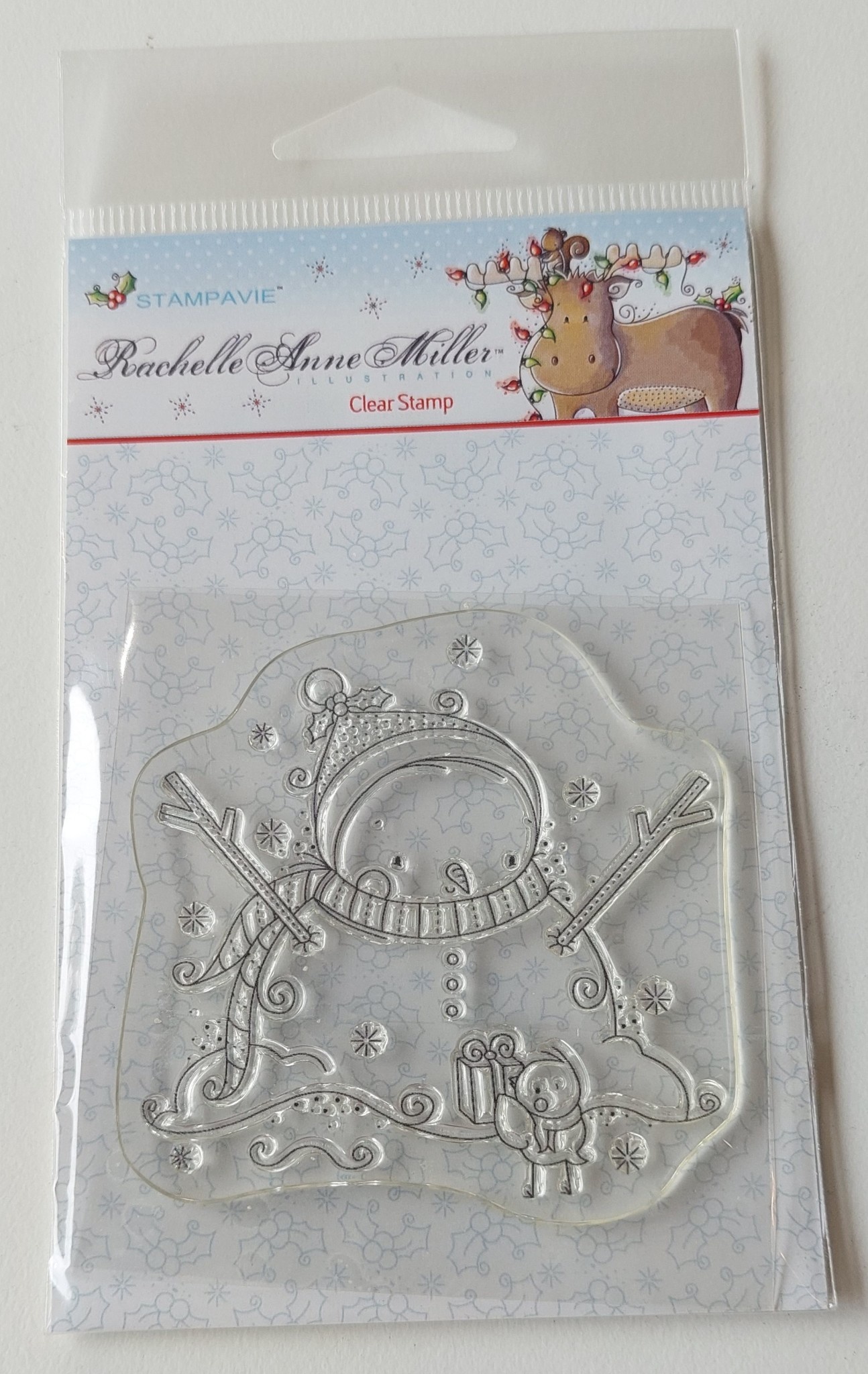 Stampavie Rachelle Ann Miller Snowman RAV-RM040 - Stampsandcards