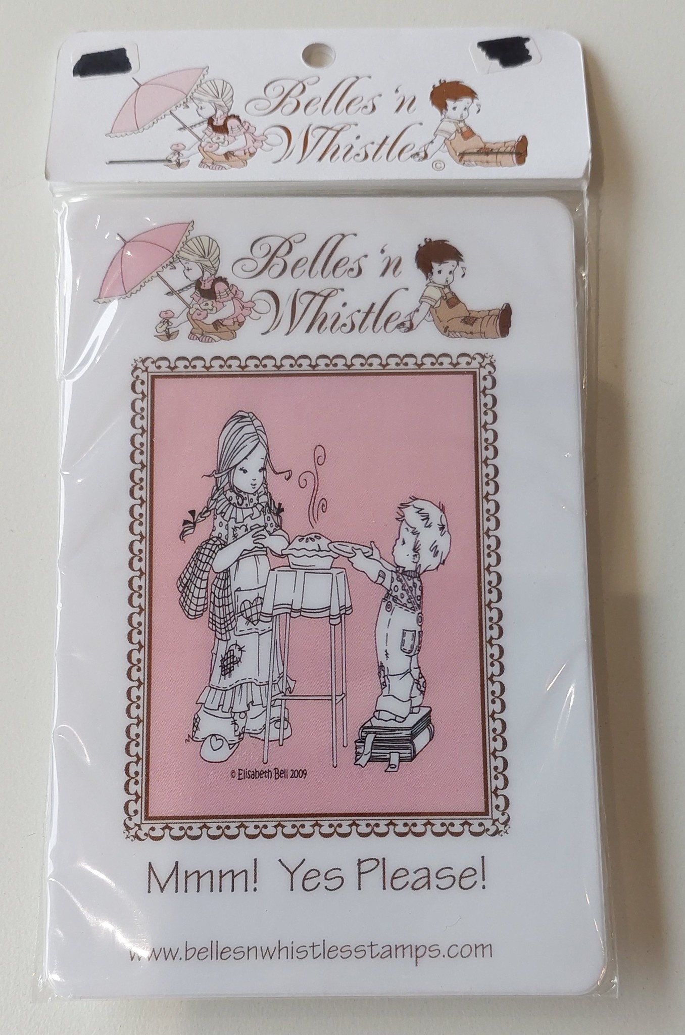 Belles 'n Wisstles mounted Rrubberstamp Mmm! Yes Please ! B03 ...