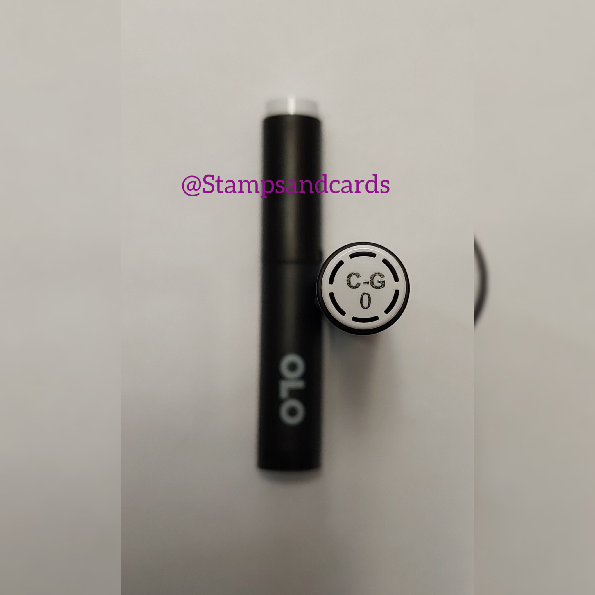 OLO Brush marker Cool Gray 0 CG0 - Stampsandcards