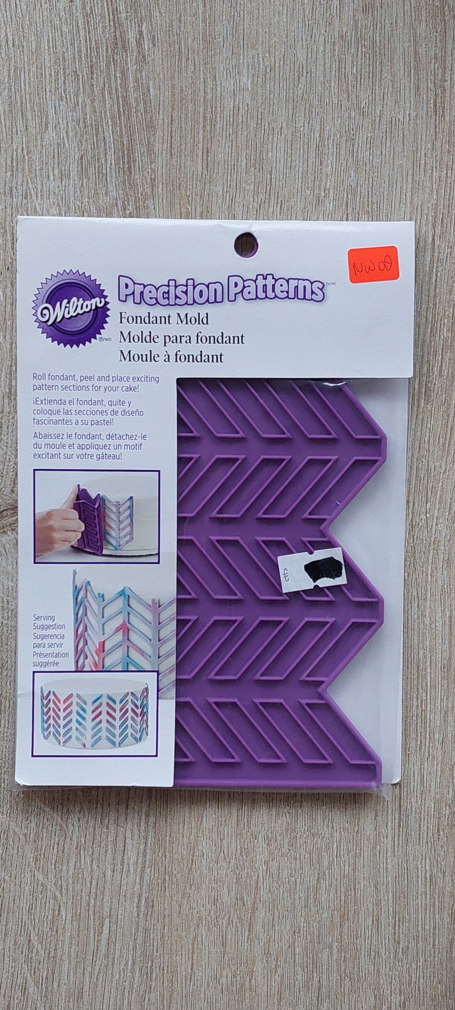 Siliconen mal Precision Patterns Herringbone NW08 - Stampsandcards