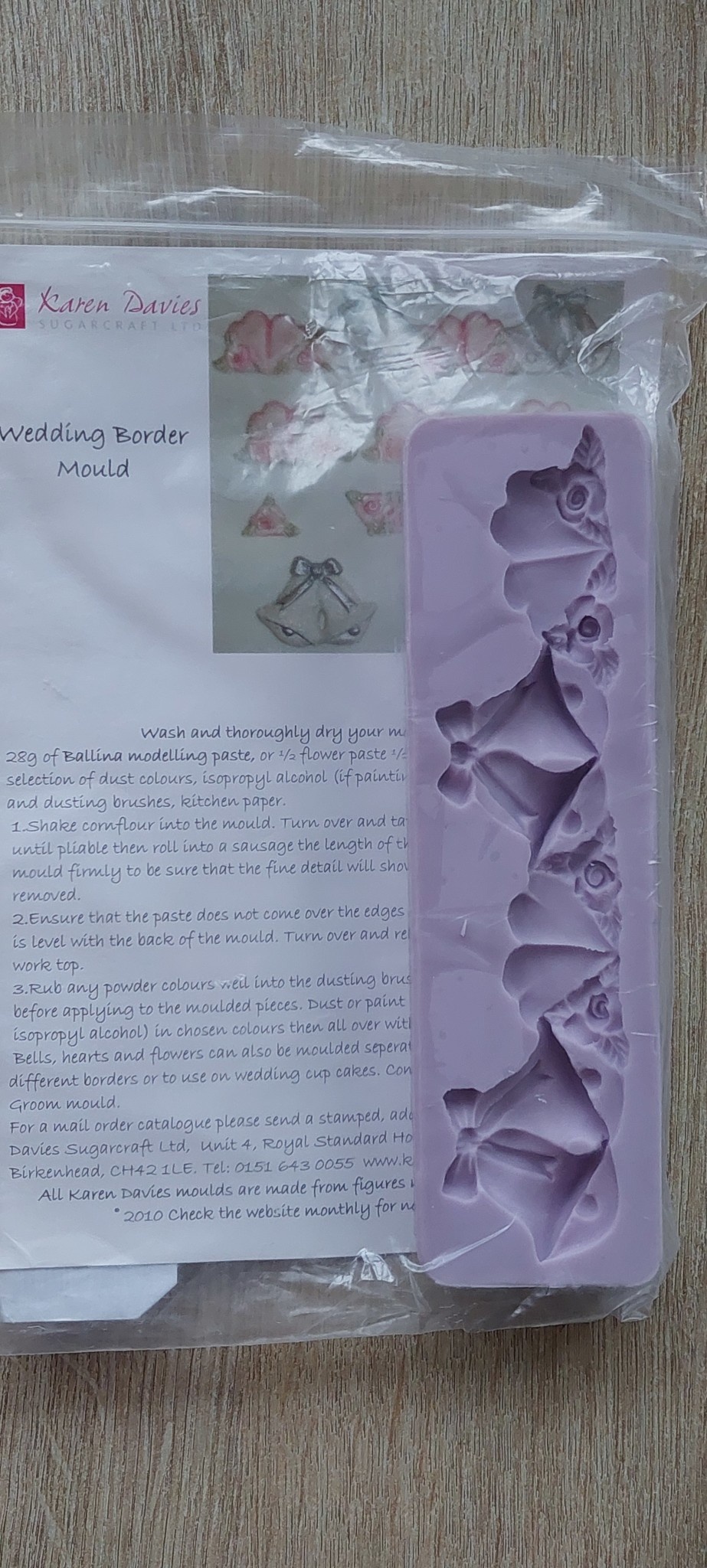 Siliconen mal Wedding Border KD580 - Stampsandcards