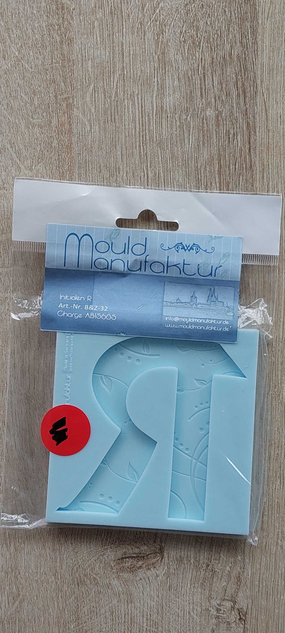 Siliconen mal letter R BZ32 - Stampsandcards