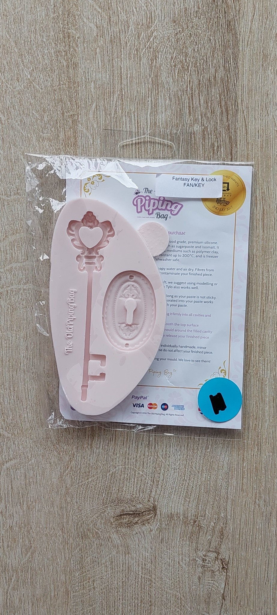Siliconen mal Fantasy Key & Lock S32 - Stampsandcards