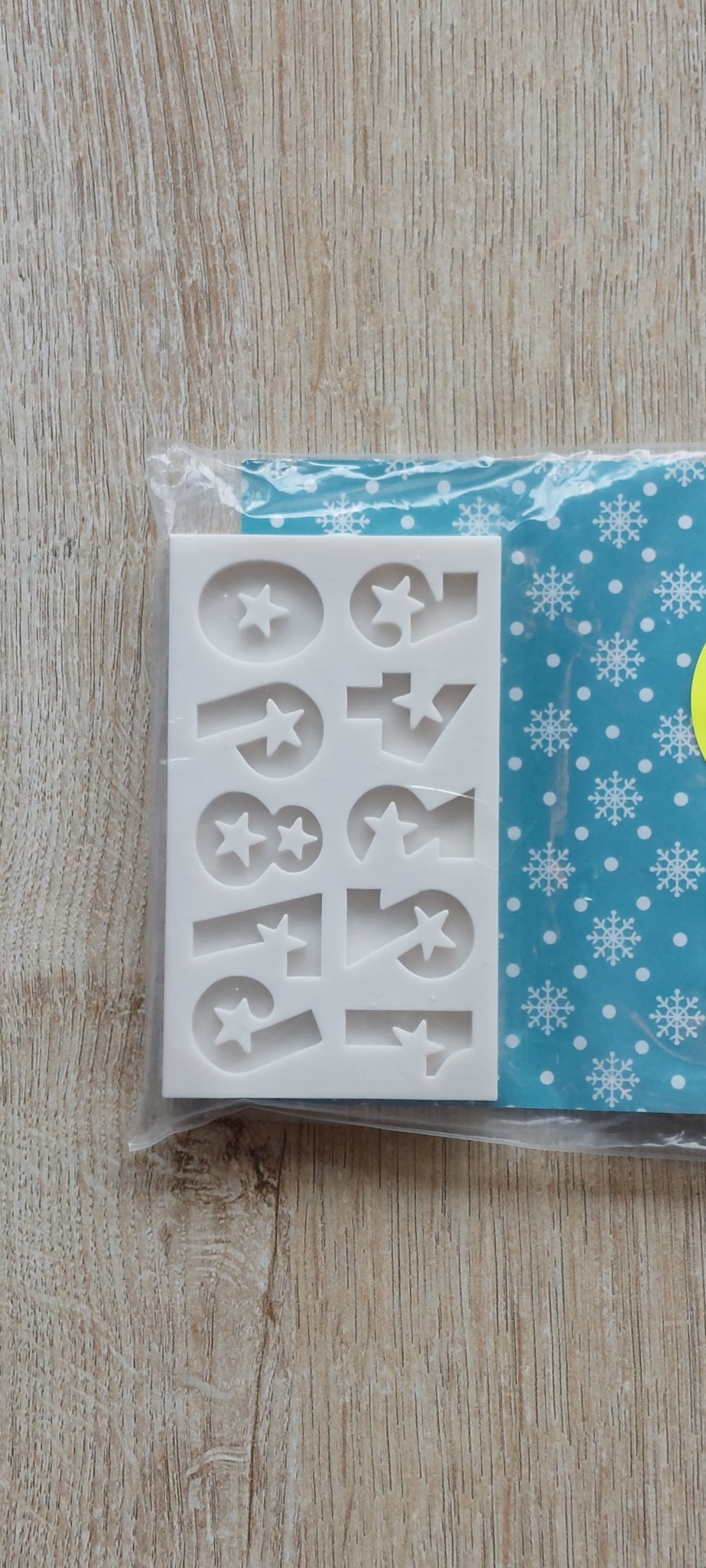 Siliconen mal Number Stars 18mm AM0093 - Stampsandcards