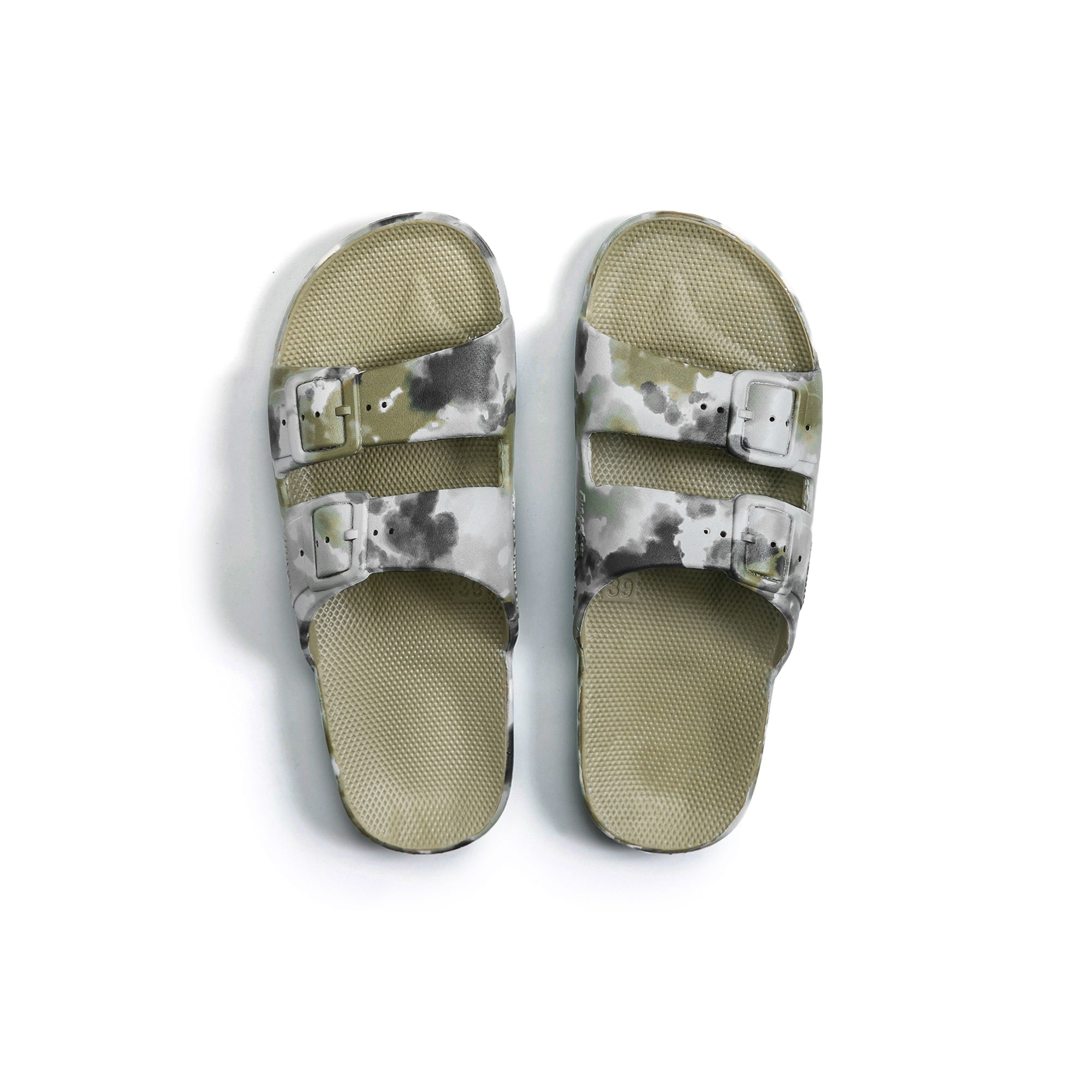 Freedom moses bandhani khaki slippers - Wonder for kids