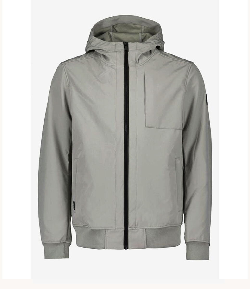 Softshell Jacket Chestpocket-Castor grey - Coats