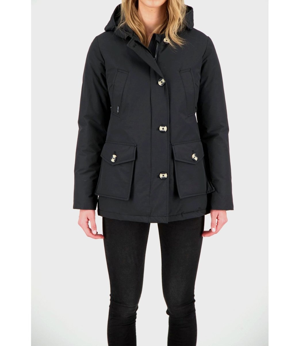 4 Pocket Parka-Black - Coats