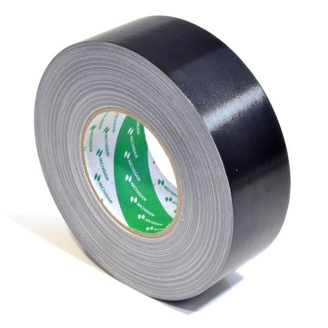 Nichiban Gaffa Tape 50mm x 50m Black (Pallet 360 Roll) - Tape-Deal.com