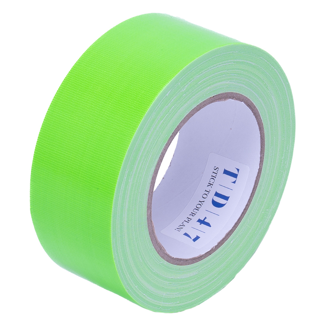 TD47 Gaffa Tape 50mm x 25m Fluorescent Green - Tape-Deal.com
