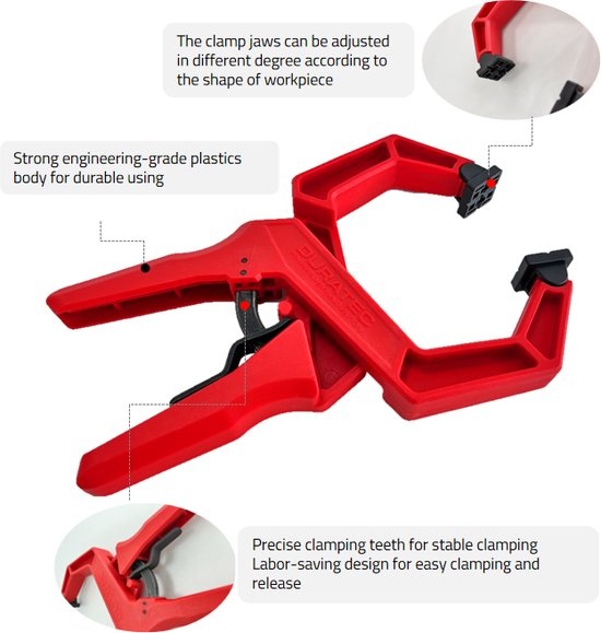 Diggers 2" ratchet spring clamp - Tape-Deal.com
