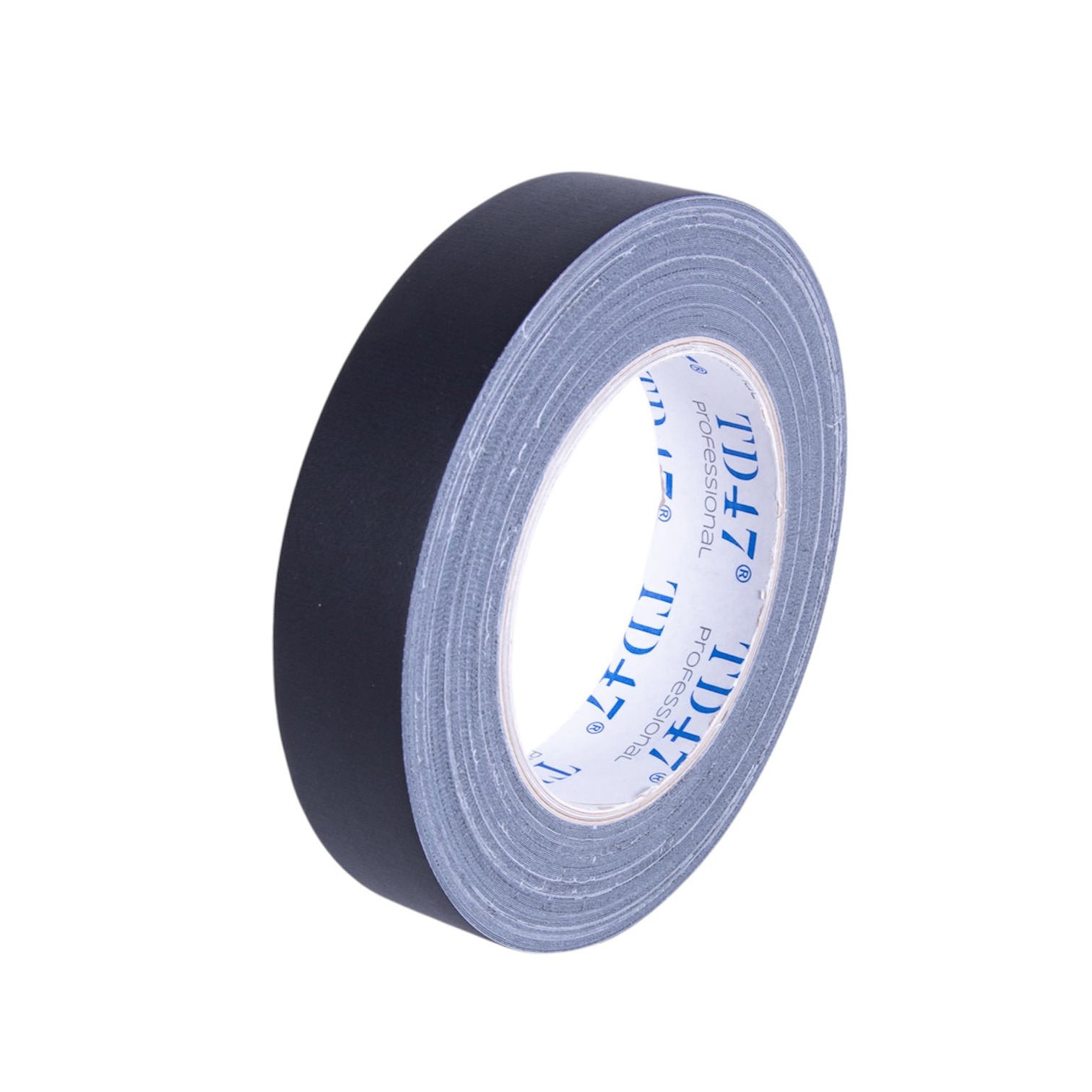 TD47 Professional Gaffa Tape 25mm x 25m Mat Zwart - Tape-Deal.com