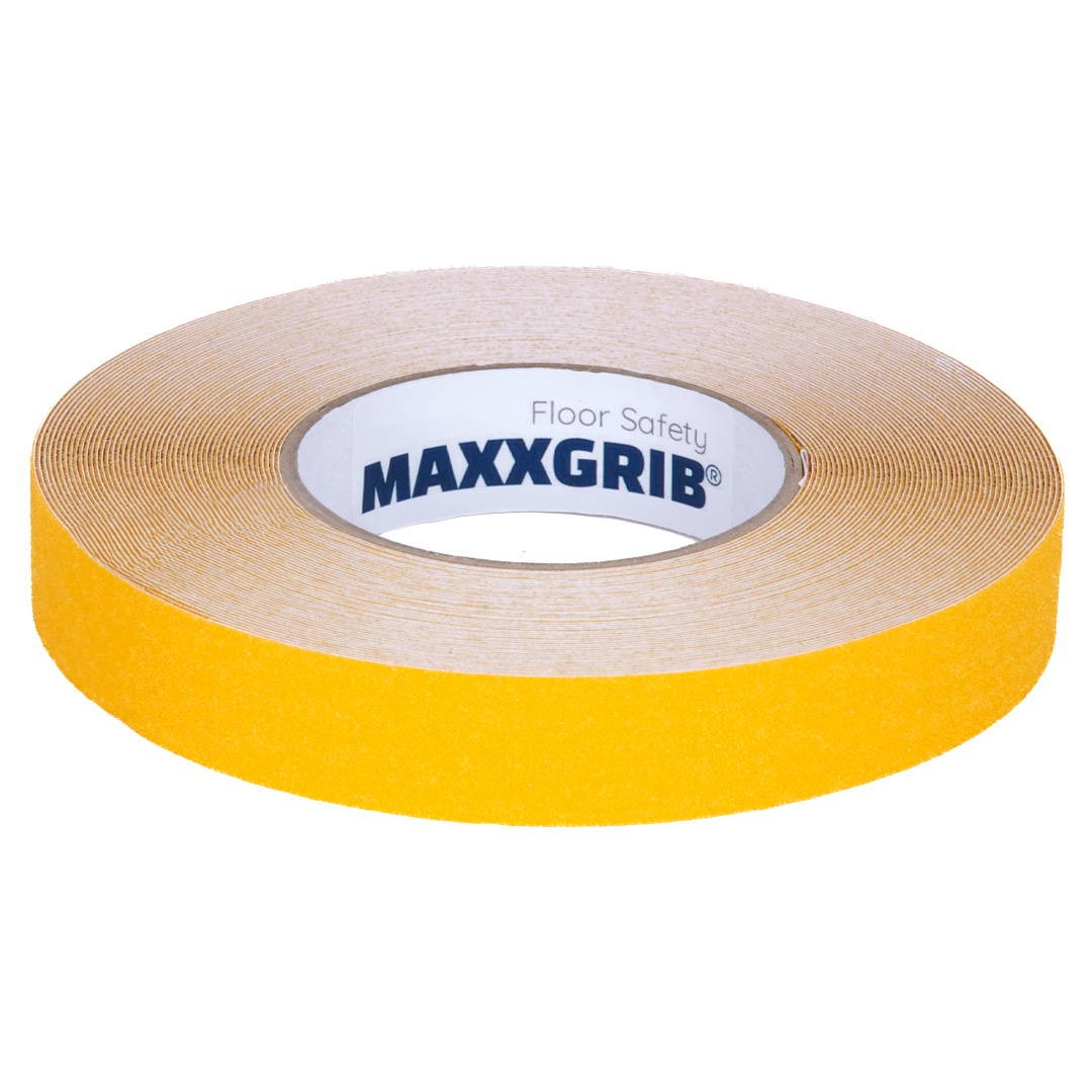Maxxgrib Anti-Rutsch-Band 25mm x 18,3m Gelb - Tape-Deal.com