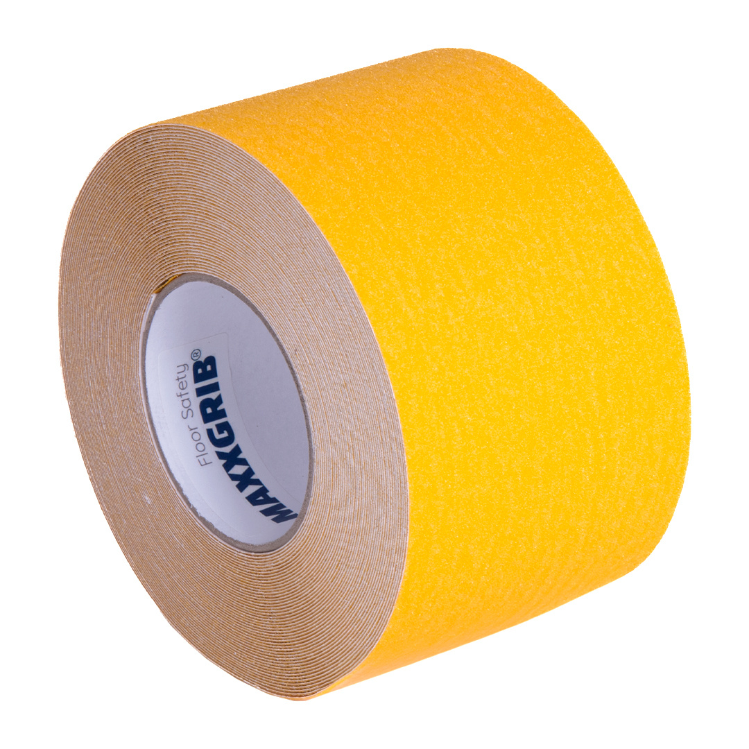 Maxxgrib Anti-Rutsch-Band 100mm x 18,3m Gelb - Tape-Deal.com