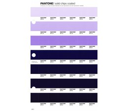 Pantone PMS Solid Chips vervangingspagina op coated papier 99C ...
