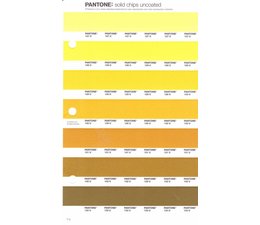 Pantone PMS Solid Chips vervangingspagina op uncoated papier 7U ...