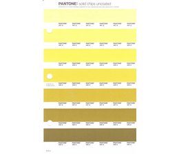 Pantone PMS Solid Chips vervangingspagina op uncoated papier 215U ...