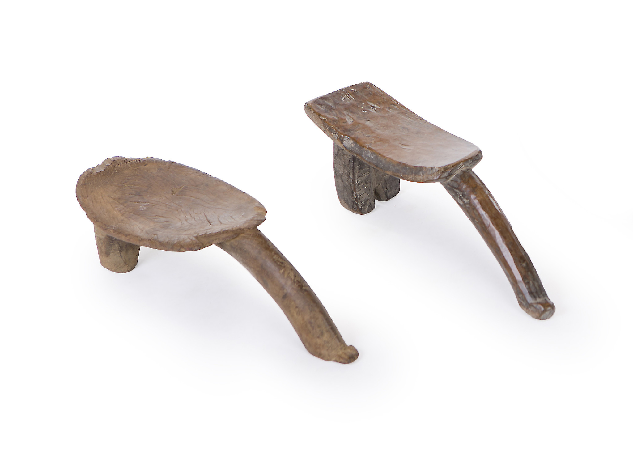 Authentic Lobi stools from Burkina Faso - Authentic old wooden stools ...