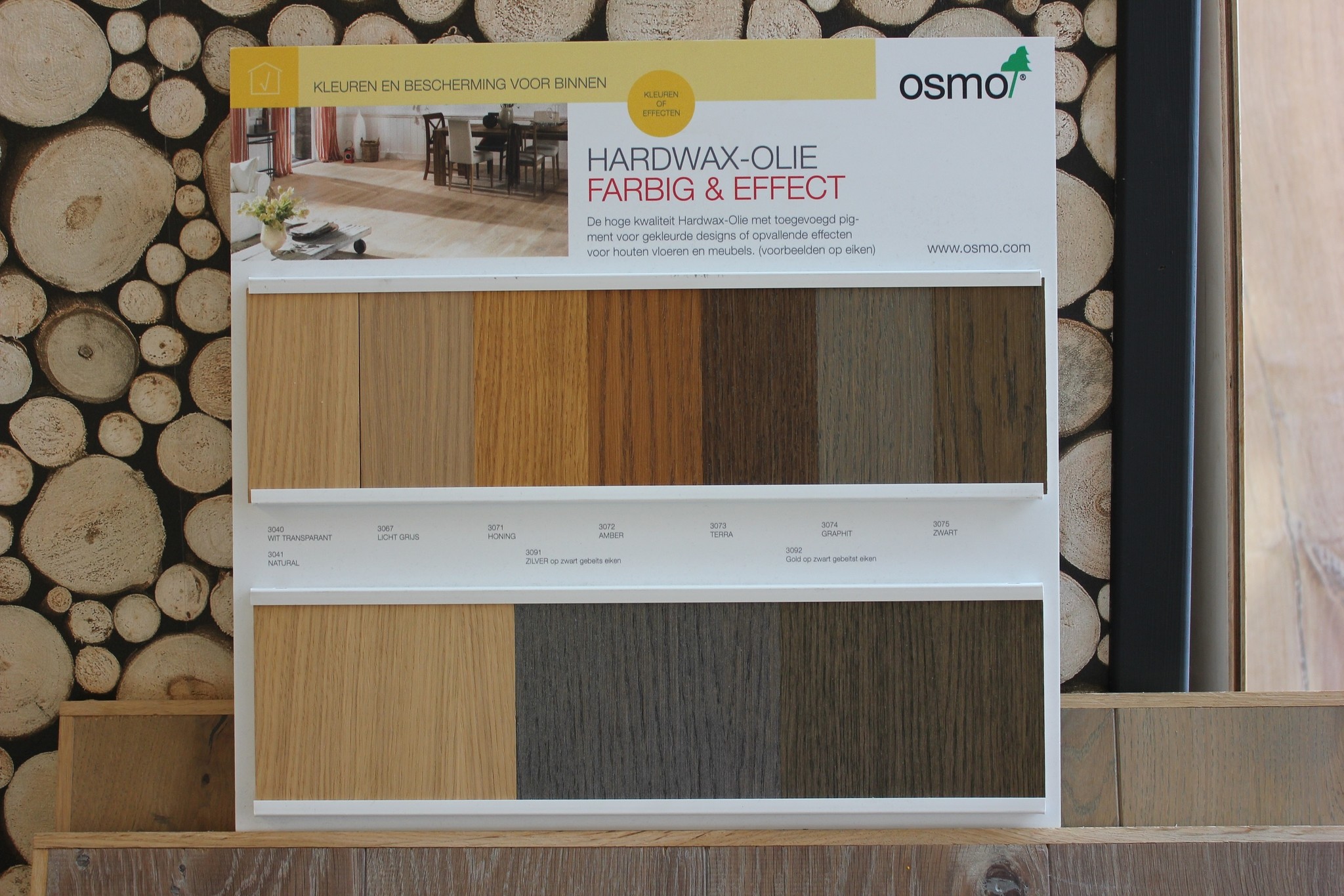 Osmo hard wax oil by color (Farbig) 3040 etc. (click here for color and ...