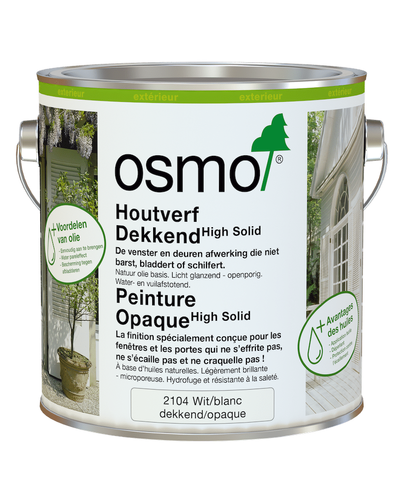 Osmo Wood paint opaque 2104 WHITE | Parket&meer.nl