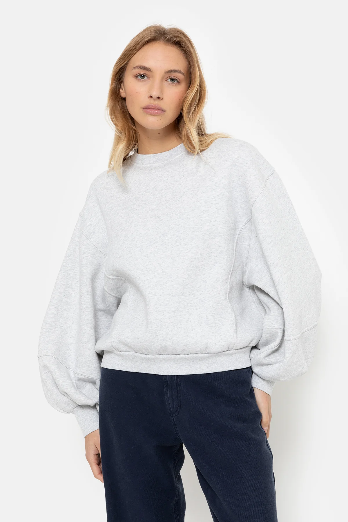 Meme Sweater - Marled Grey - JUULS STORE