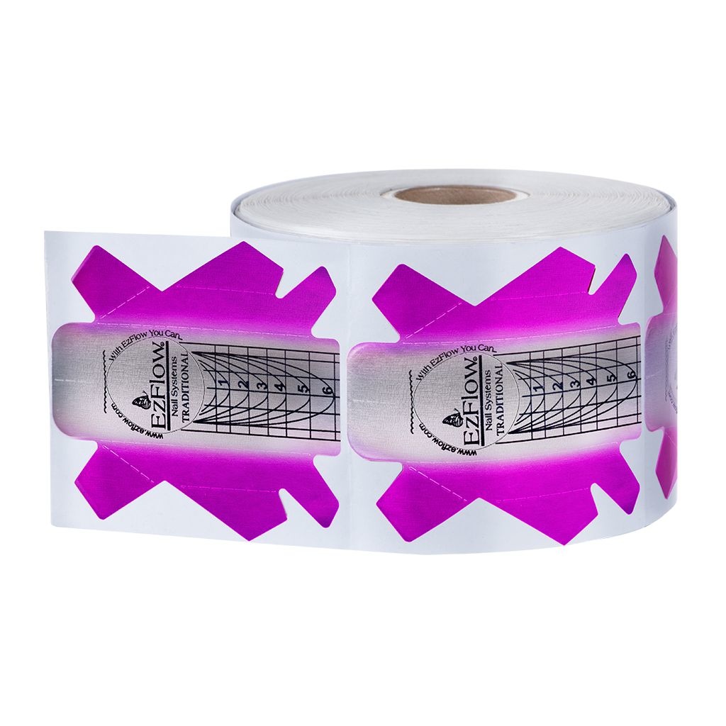 Ez Flow TRADITIONAL NAIL FORMS 500 CT ROLL - Beauty Company