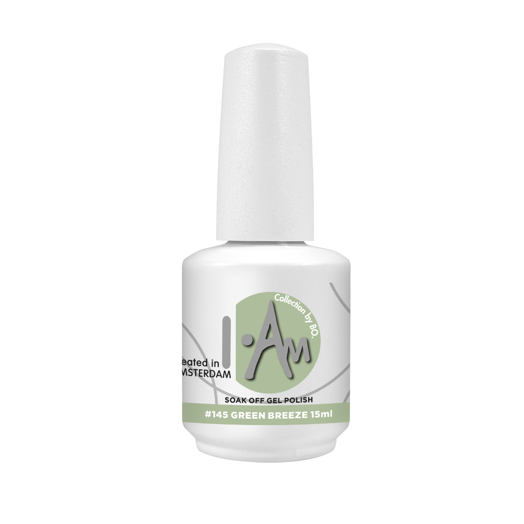 I.Am by BO. Soak Off Gel Polish #145 Green Breeze (15ml) - Beauty Company