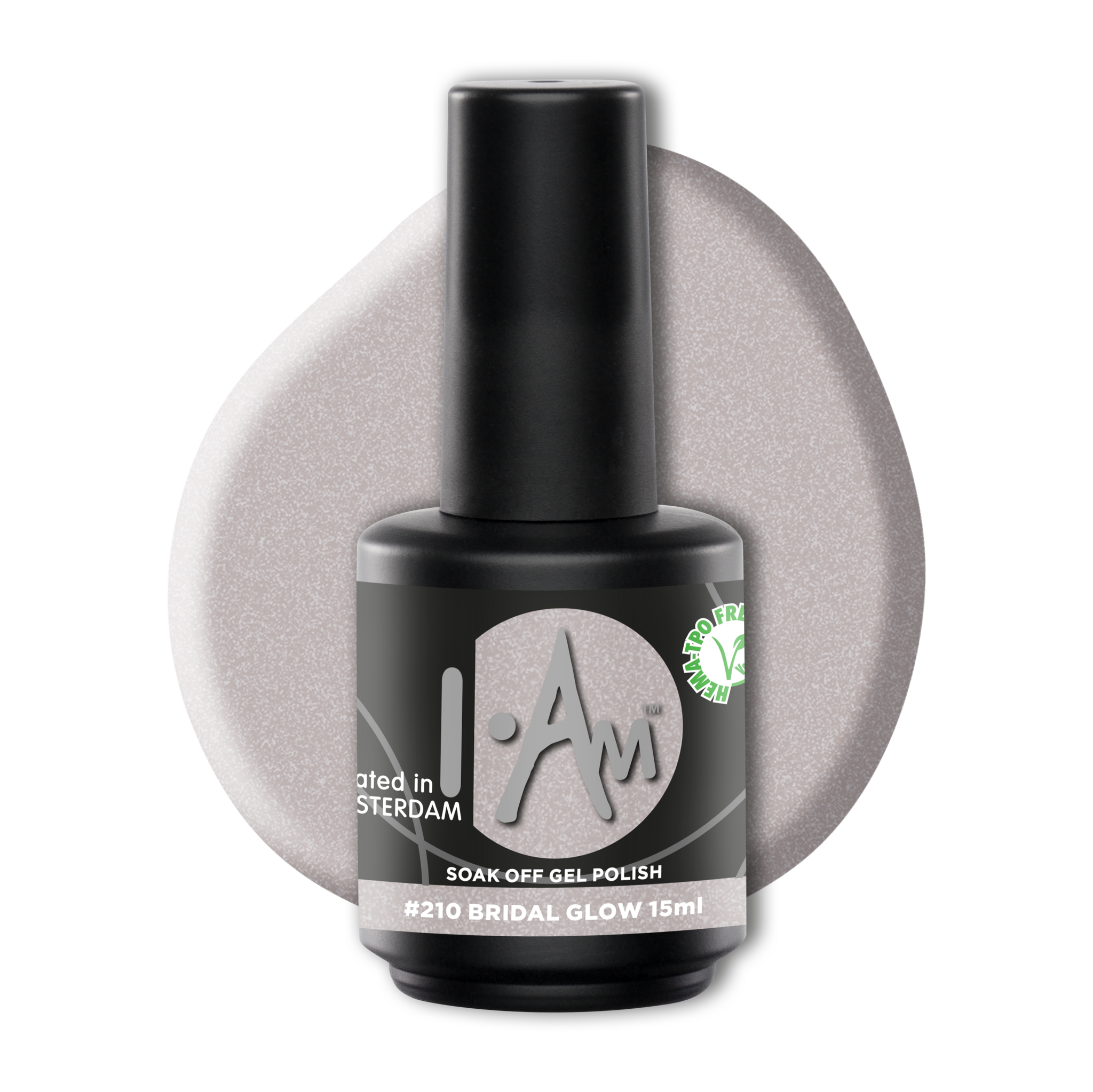 I.Am Soak Off Gel Polish #210 Bridal Glow (15ml) - Beauty Company