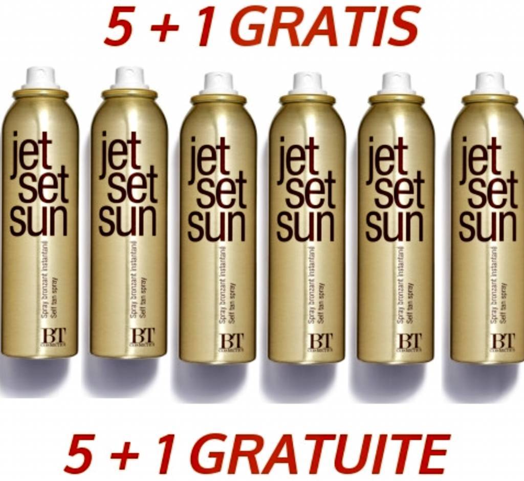 Jet Set Sun Tanning Spray 5 + 1 Gratis - KappersSolden.be