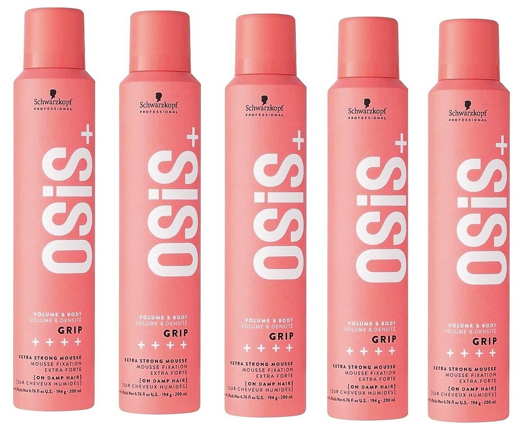 Osis Grip Extreme Hold Mousse 200ml 5 Stuks - KappersSolden.be