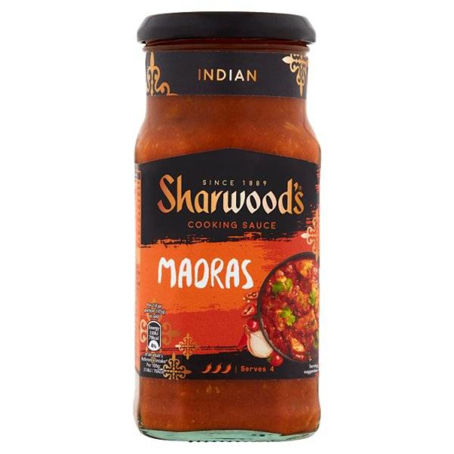 Sharwood's Madras Cooking Sauce 420g | Engelse Indiase pittige curry ...