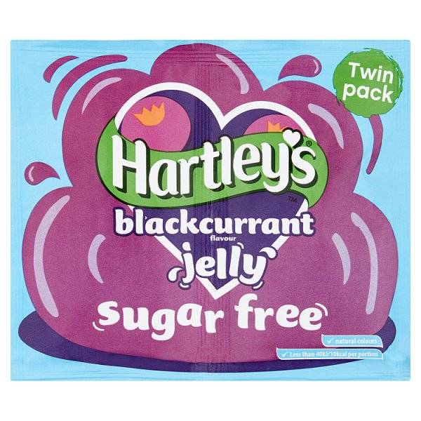 Hartley's Sugar Free Blackcurrant Jelly, 23g | British Desserts ...