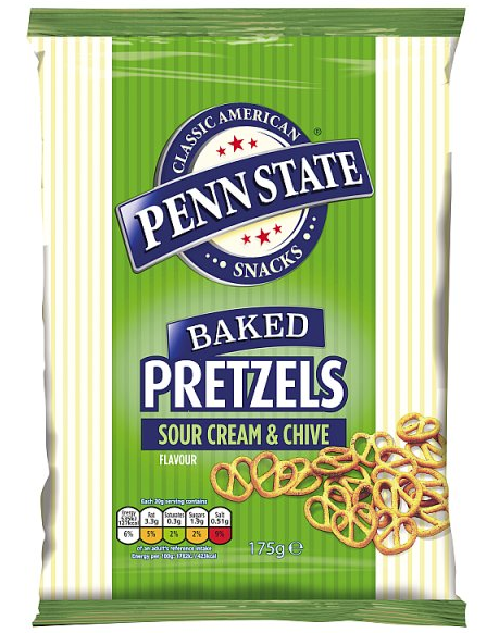 Penn State Pretzels Sour Cream&Chive - Kellys Expat Shopping