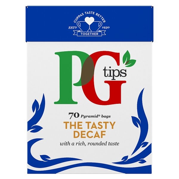 PG Tips Decaf Tea 35s | British Tea | English Afternoon Tea - Kellys ...