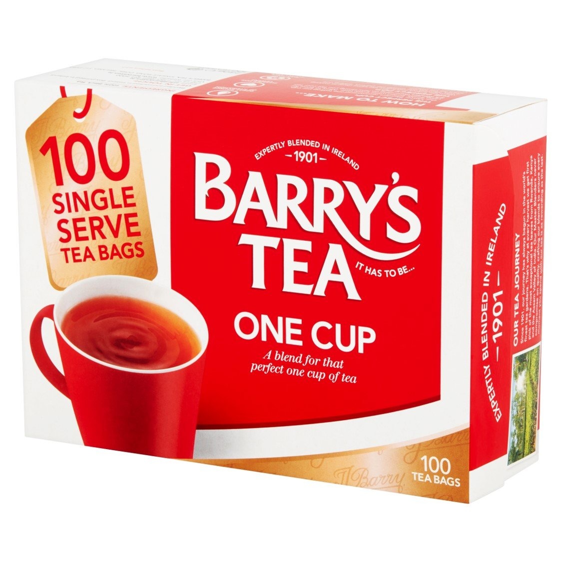 Barry's Tea One Cup 100's | Ierse thee | Engelse thee & koekjes ...