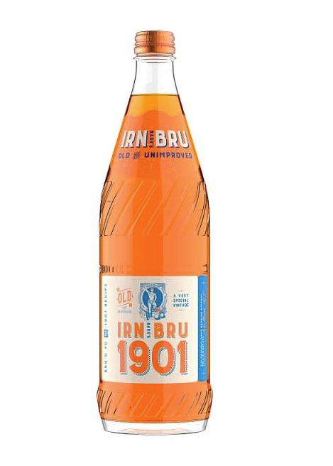 Barr Irn Bru 1901 Glass 750ml | British Drinks | Scottish Irn Bru - Kellys Expat Shopping