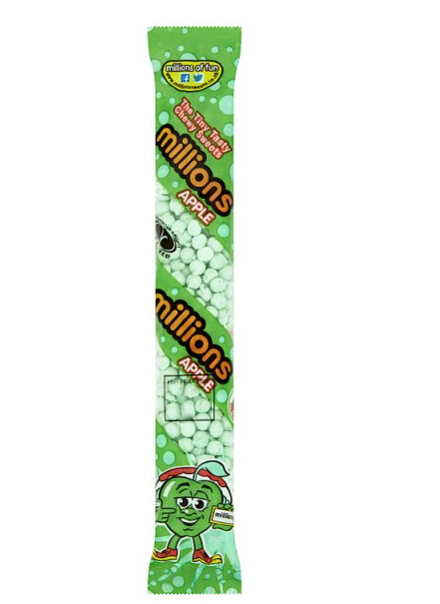 Millions Apple 55g | British Sweets - Kellys Expat Shopping