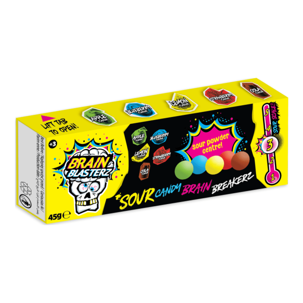 Brain Blasterz Brain Burnerz Flamin' Hot Tub 48g | Sweets - Kellys ...