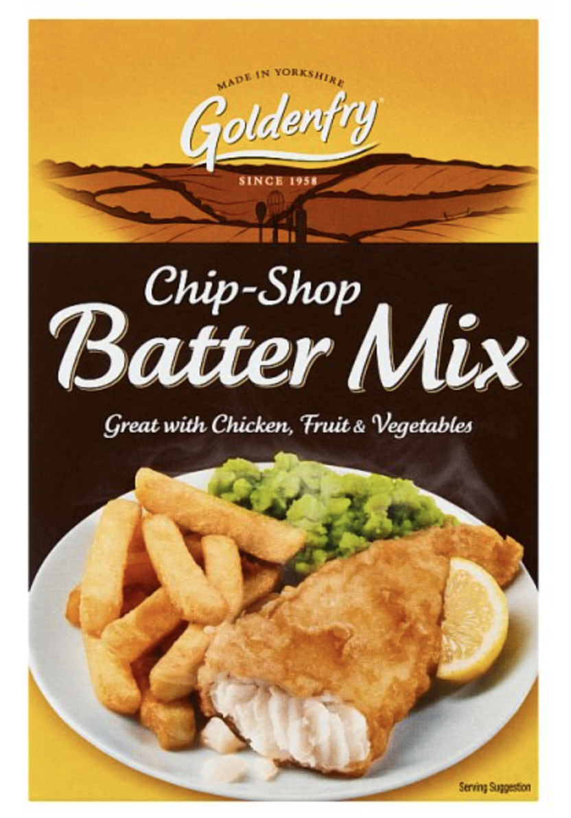 Golden Fry Chip Shop Batter Mix | British Sauces, Condiments & Coating ...