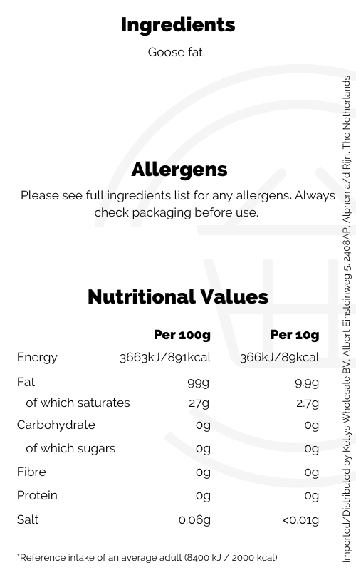Signature Tastes Goose Fat 320g - Kellys Expat Shopping