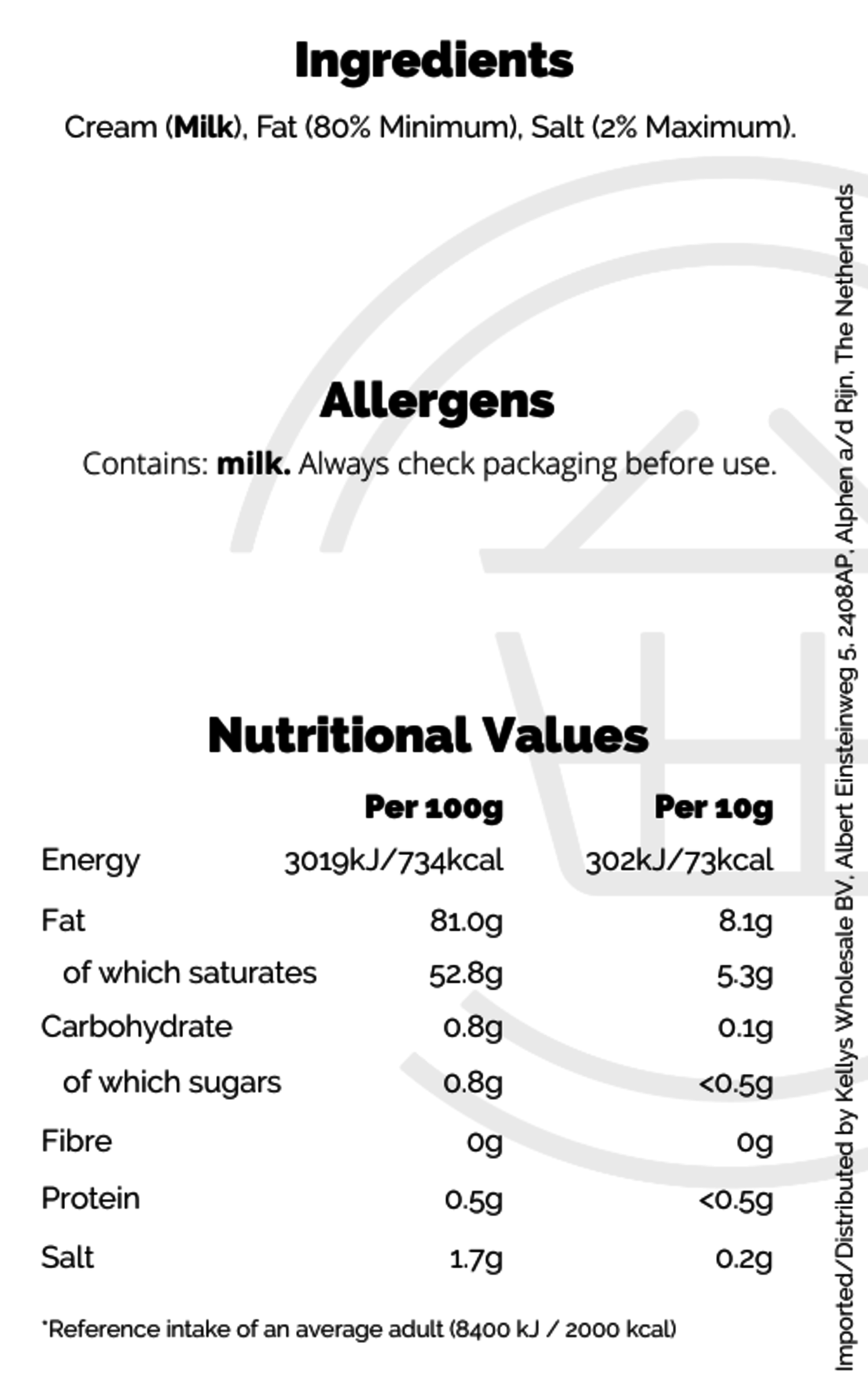 Irish Creamery Butter 227g - Kellys Expat Shopping