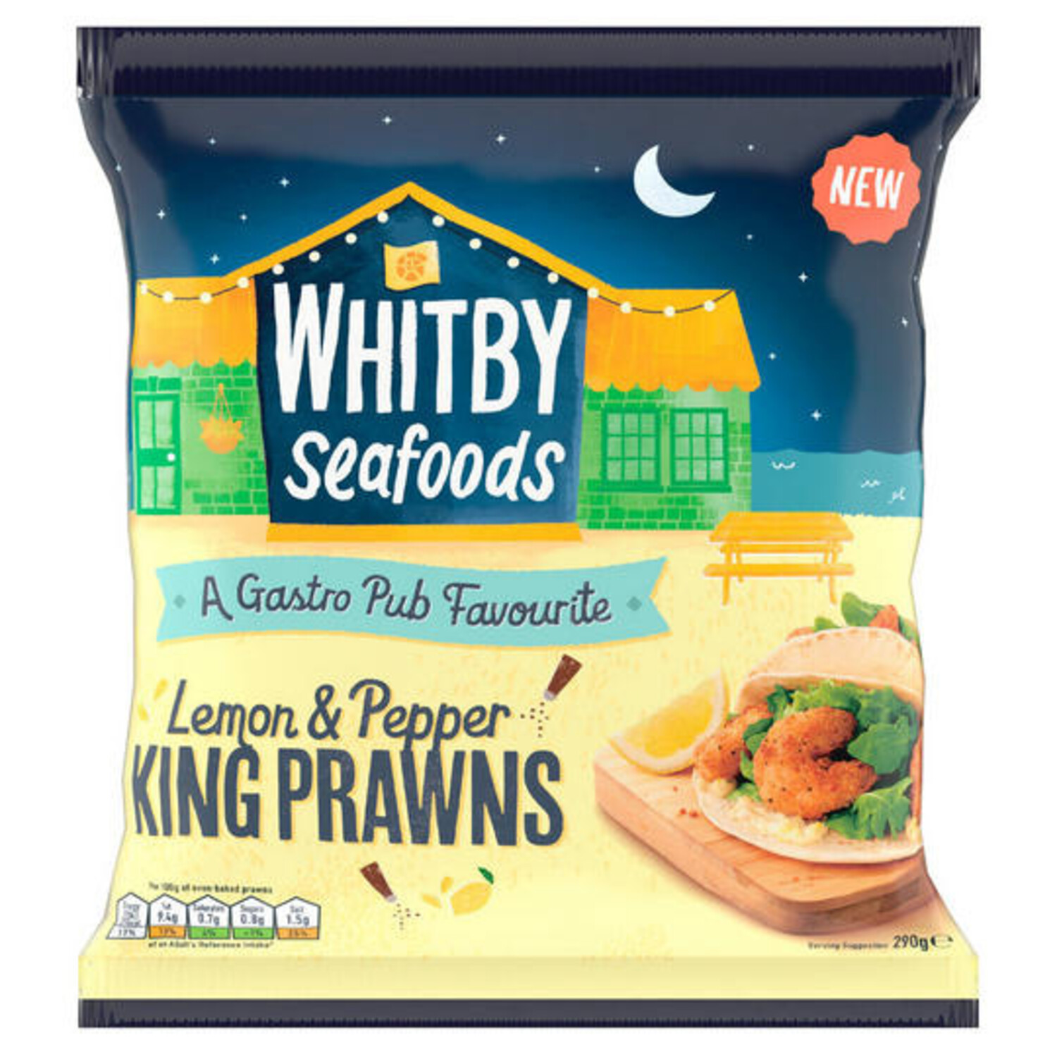 Whitby Seafoods Breaded Lemon & Pepper Prawns 290g - Kellys Expat Shopping