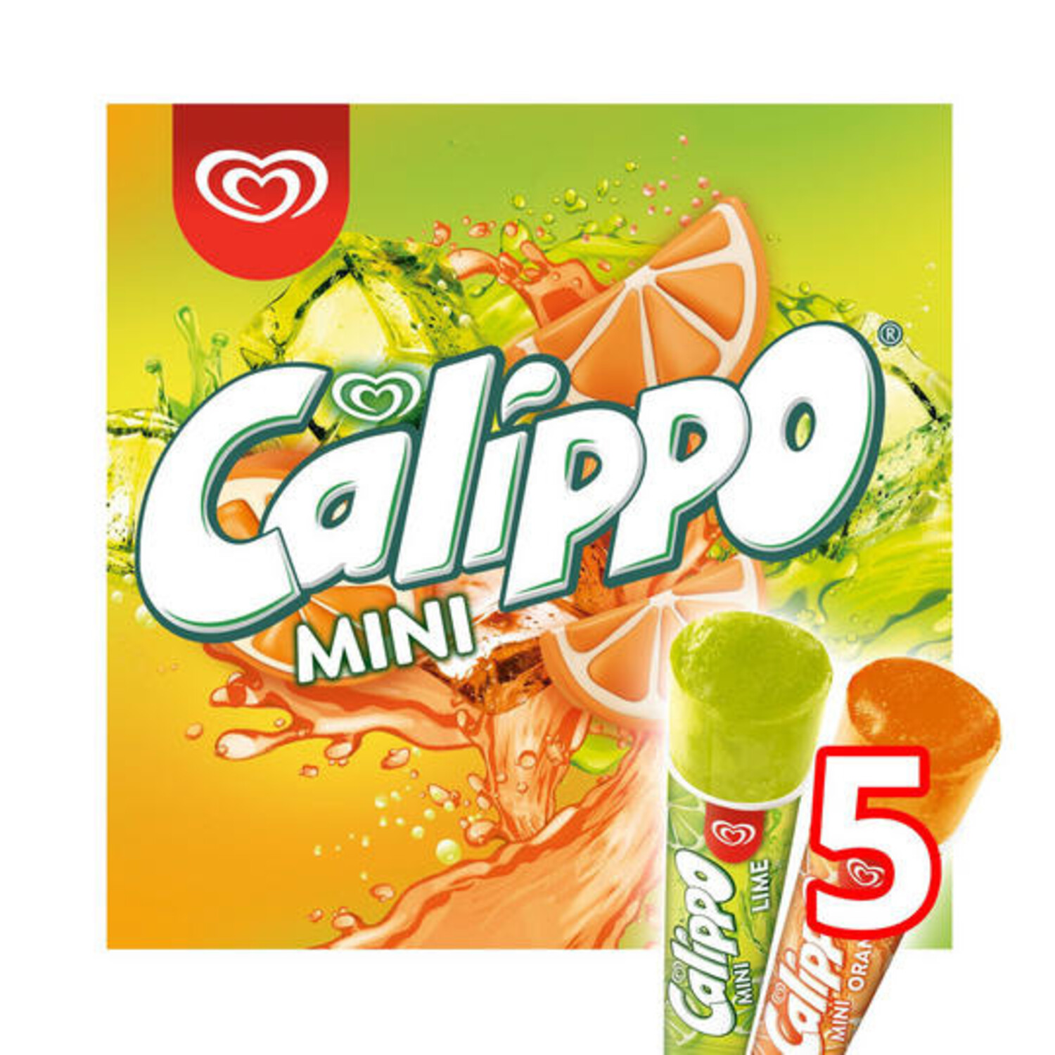 Wall's Calippo Ice Lollies Orange & Lemon-Lime 5pk - Kellys Expat Shopping