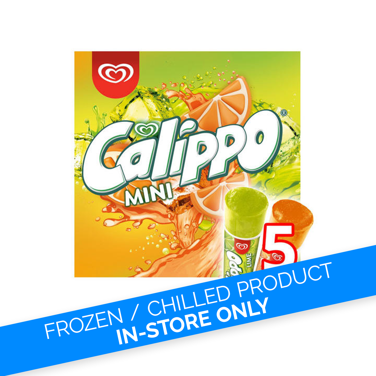 Wall's Calippo Ice Lollies Orange & Lemon-Lime 5pk - Kellys Expat Shopping