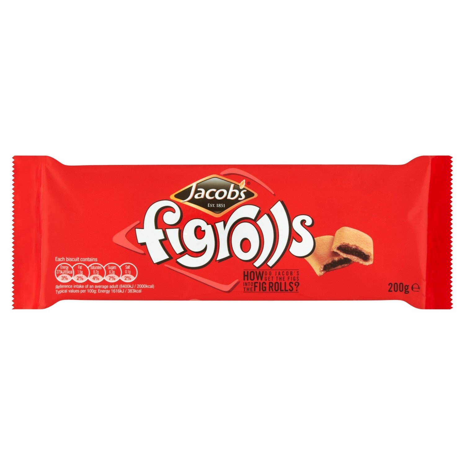 Jacob's Fig Rolls 200g - Kellys Expat Shopping